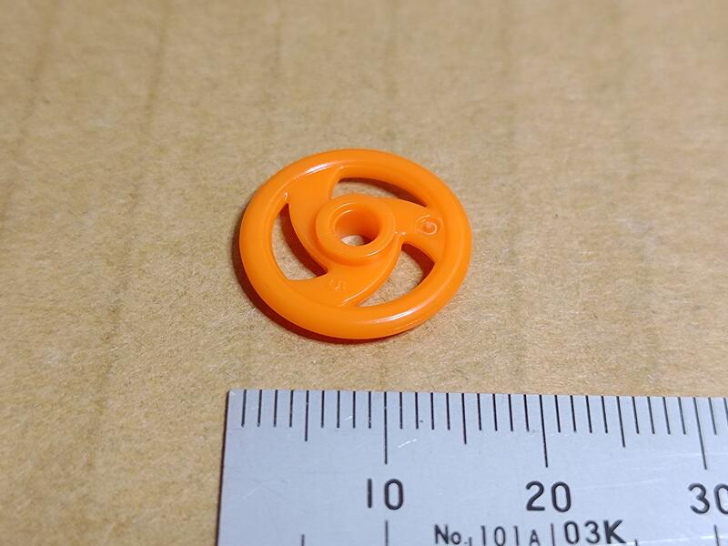 【#TAMIYA 15381】1/32 迷你四驅車 軌道車適用 外徑16mm 橘色 零件 塑膠導輪 G | 露天市集 | 全台最大的網路購物市集