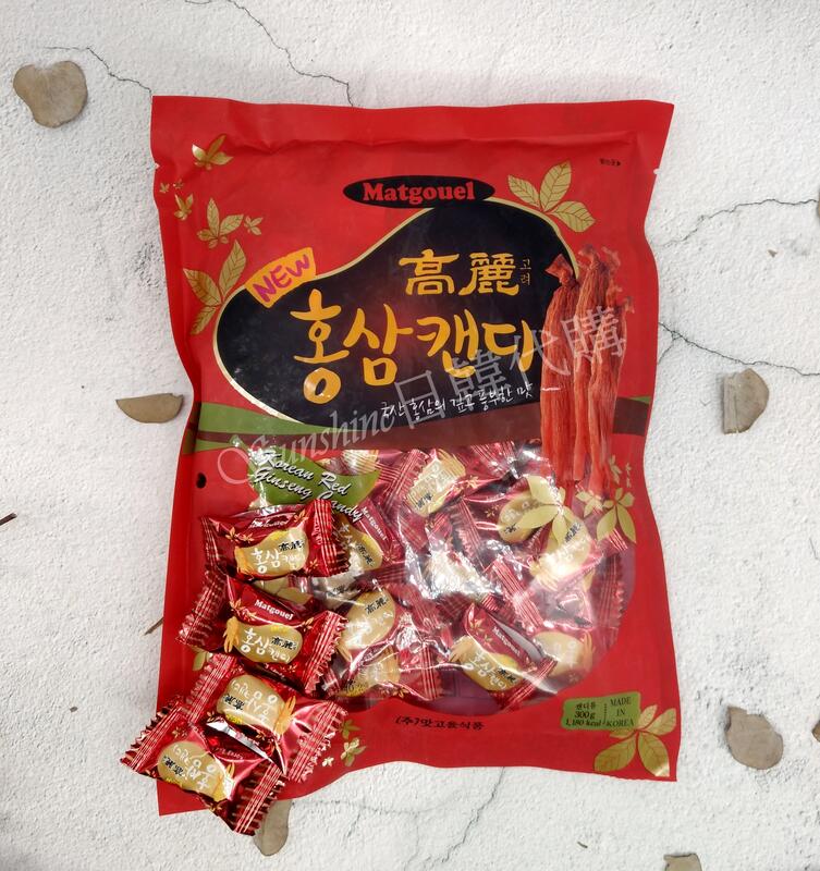 現貨 韓國 Matgouel 高麗 紅蔘糖 人蔘糖 高麗人蔘 人參 紅參 紅蔘 糖果 300g | 露天市集 | 全台最大的網路購物市集
