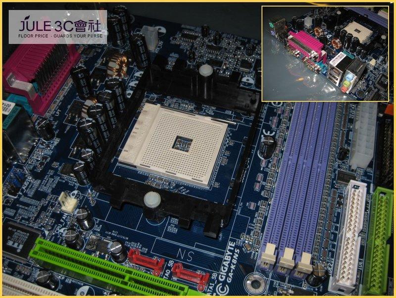 JULE 3C會社-技嘉 GA-K8NS NVIDIA nForce3 250 晶片/DDR400/AGP 8X/RAID/PCI*5/AMD ...