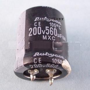 [已含稅]拆機件 紅寶石Rubycon 200V 電解電容 560uF 原裝 105度 25x30 | 露天市集 | 全台最大的網路購物市集