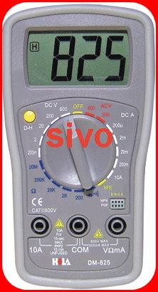 ☆SIVO五金商城☆台製HILA DM-825 1999 袖珍型多功能數字電錶 數字三用電錶 | 露天市集 | 全台最大的網路購物市集