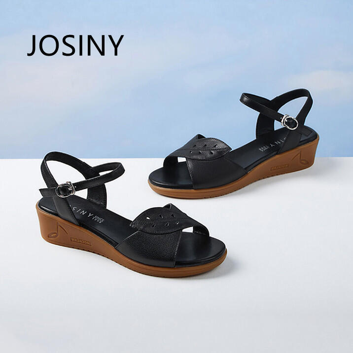 JOSINY/卓詩尼正品新款女鞋 時尚百搭休閒通勤穆勒鞋搭扣一字式扣帶坡跟涼鞋 全新庫存清倉 挑戰最低價 任選3件免運費 | 露天市集 | 全 ...