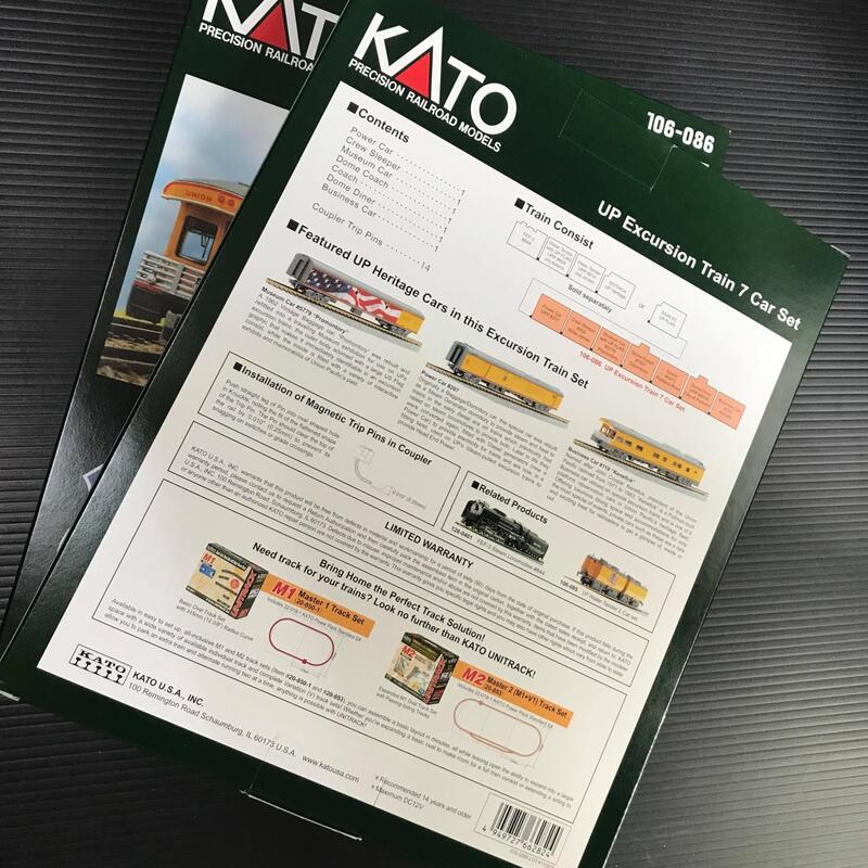 KATO for N big boy UNION PACIFIC EXCURSION TRAIN 7 CAR SET | 露天市集 | 全台最 ...