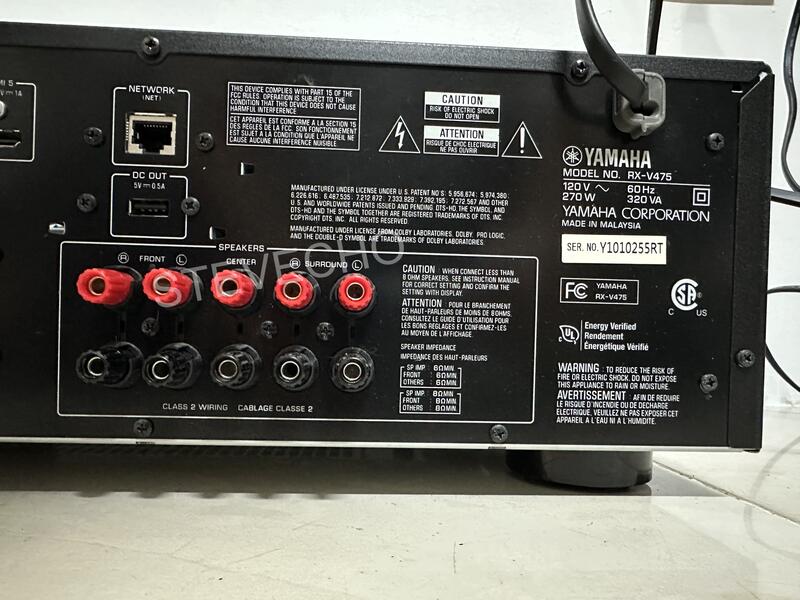 品項新~YAMAHA RX V475 收音劇院5.1環繞擴大機 4K 藍光 全機功能正常/有全新遙控器 | 露天市集 | 全台最大的網路購物市集