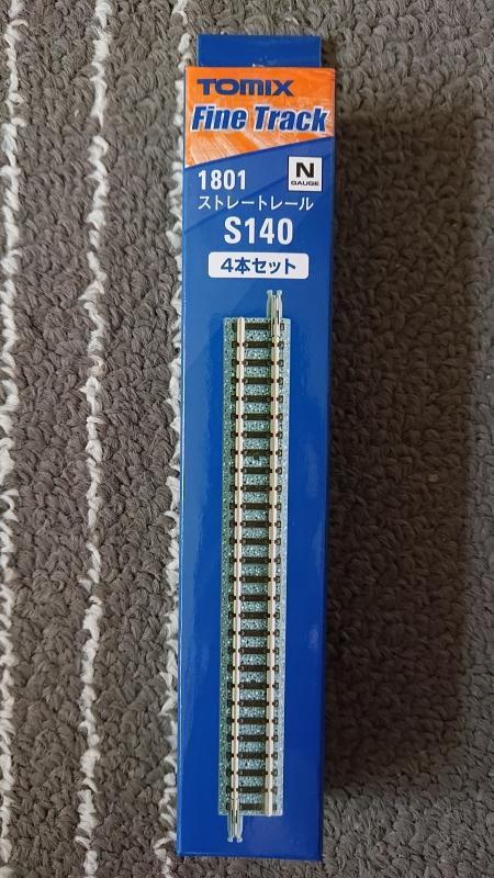 【a】TOMIX 1801 直線軌道S140(F)(4本組) N規鐵道模型線路 | 露天市集 | 全台最大的網路購物市集