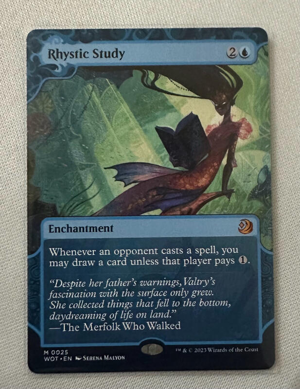 MTG 艾卓荒野 rhystic study 普 英文版 | 露天市集 | 全台最大的網路購物市集