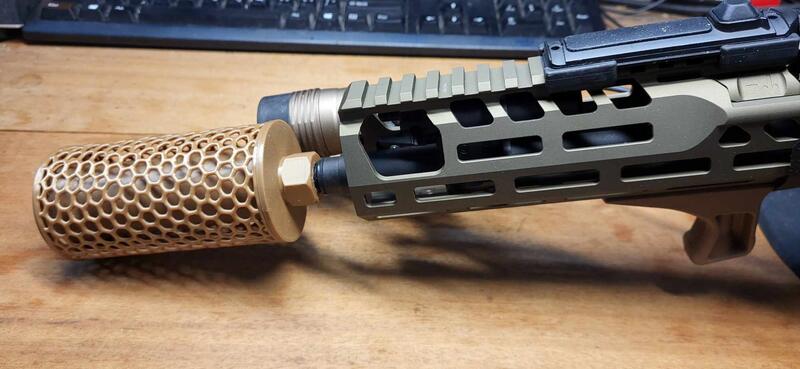 3D列印-sig SURG 風格滅音器 sig mcx m4 | 露天市集 | 全台最大的網路購物市集