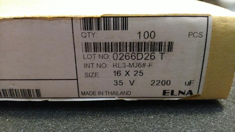 ELNA RE3 2200UF 35V D 16mm H 25mm F 7.5mm 85˚C | 露天市集 | 全台最大的網路購物市集