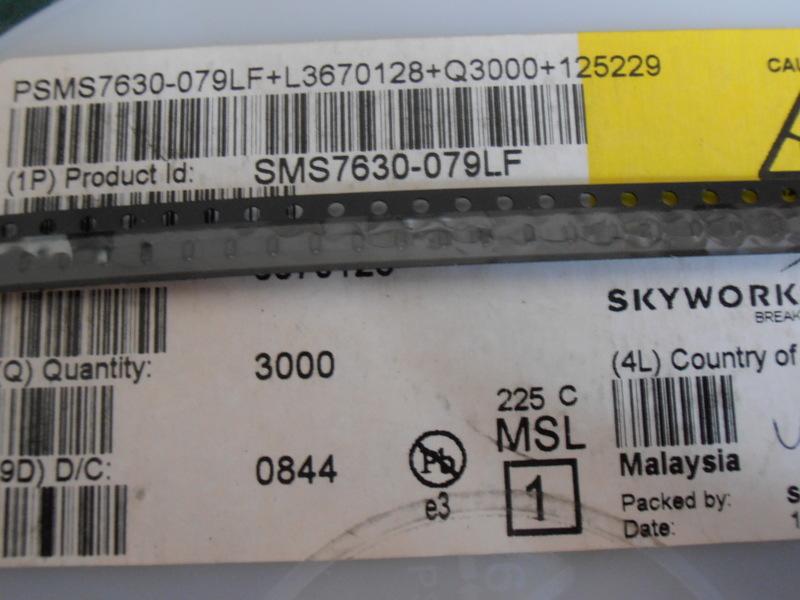 SMS7630-079LF MIXER 1V SCHOTTKY DIODE SC-79 SKYWORKS 無鉛 | 露天市集 | 全台最大的 ...