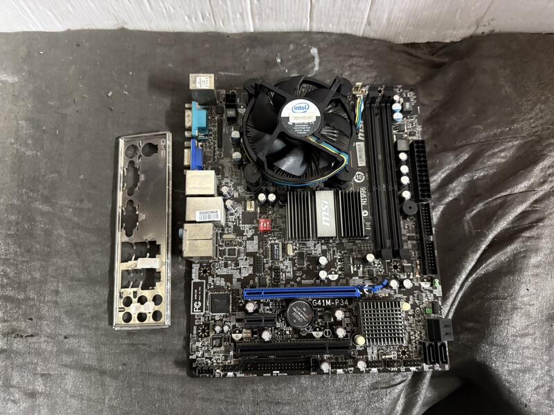 MSI微星(MBB3)G41M-P34主機板+E3400CPU(Socket 775)....有瑕疵 | 露天市集 | 全台最大的網路購物市集