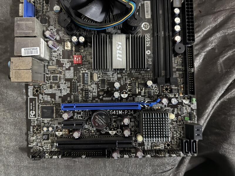 MSI微星(MBB3)G41M-P34主機板+E3400CPU(Socket 775)....有瑕疵 | 露天市集 | 全台最大的網路購物市集