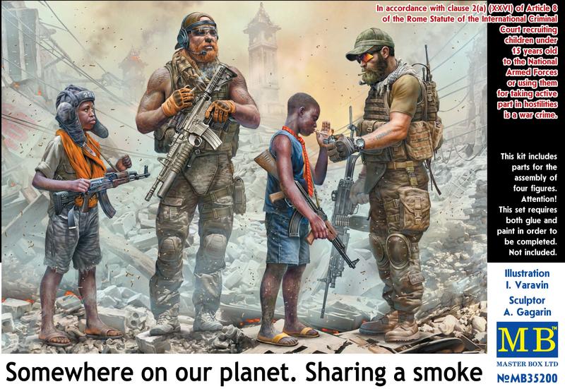 Master Box (MB) 1/35 35200 XX分享 "戰場上的某個角落" (4人型) | 露天市集 | 全台最大的網路購物市集