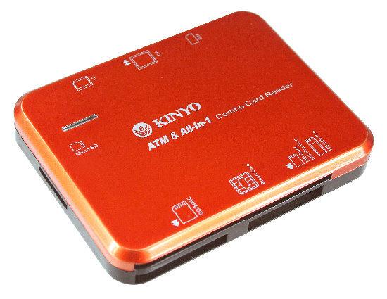 @淡水無國界@ KINYO KCR-355 耐嘉多合一晶片讀卡機 可讀 CF ATM SD SDXC Micro 手機 | 露天市集 | 全台最大的網路購物市集