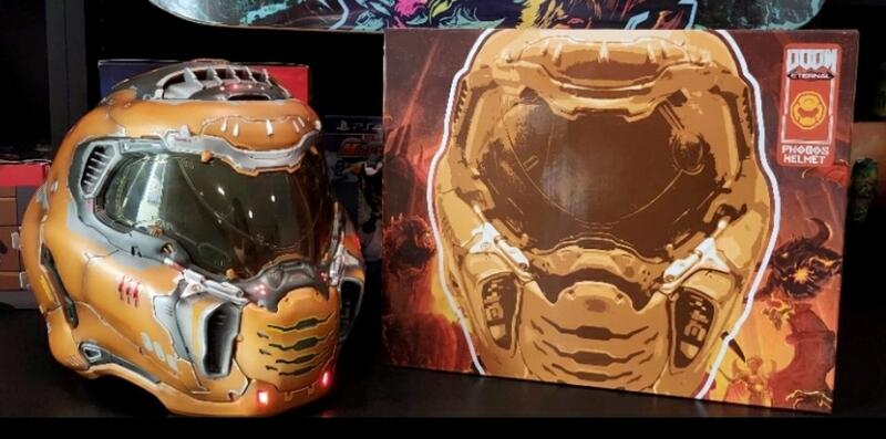 【已絕版】NS Switch遊戲周邊 DOOM Eternal 毀滅戰士 永恆 1：1複製頭盔 全球限量發行 | 露天市集 | 全台最大的網路購物市集