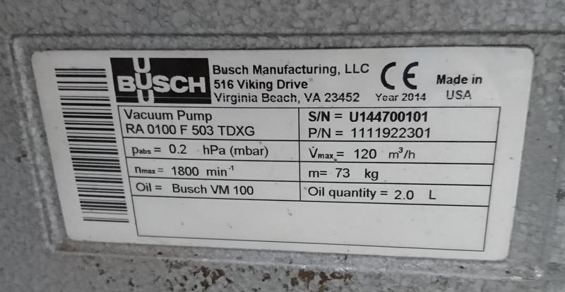 德國 普熙 BUSCH R5 RA 0100 油式真空幫浦~(有多種型號)(真空包裝)(5馬) | 露天市集 | 全台最大的網路購物市集