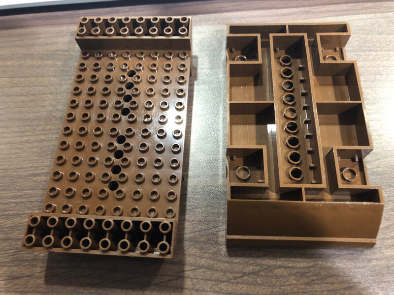 Lego 2560 樂高 海盜船 官兵船 中段 船身 船殼 棕色 舊版 | 露天市集 | 全台最大的網路購物市集