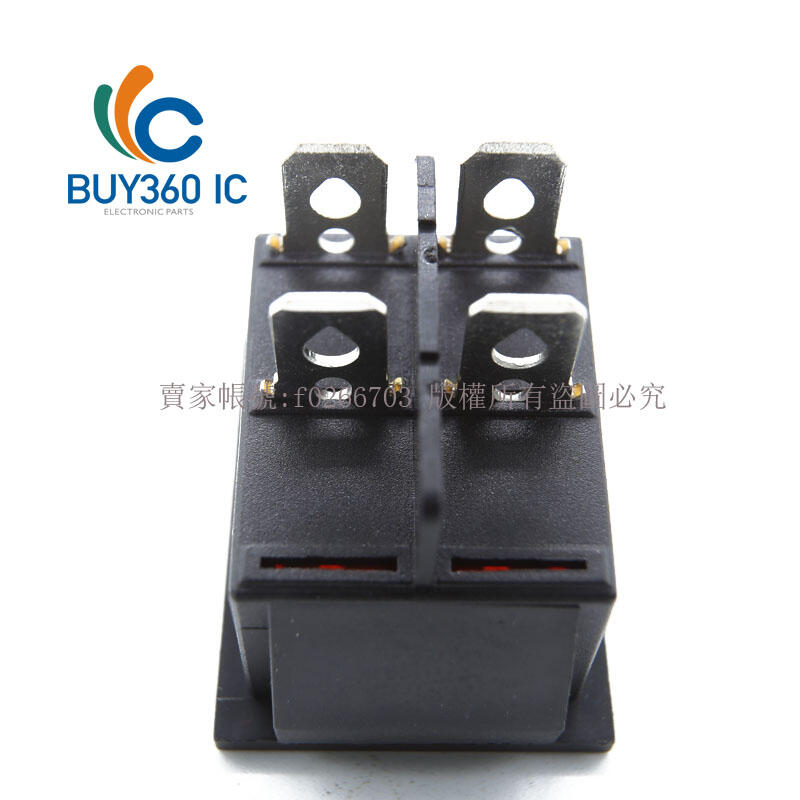 315341"實品拍攝"大電流 船型開關 15A 250VAC 雙聯雙刀單擲 帶燈 四腳 W8.190126 [3153 | 露天市集 | 全 ...