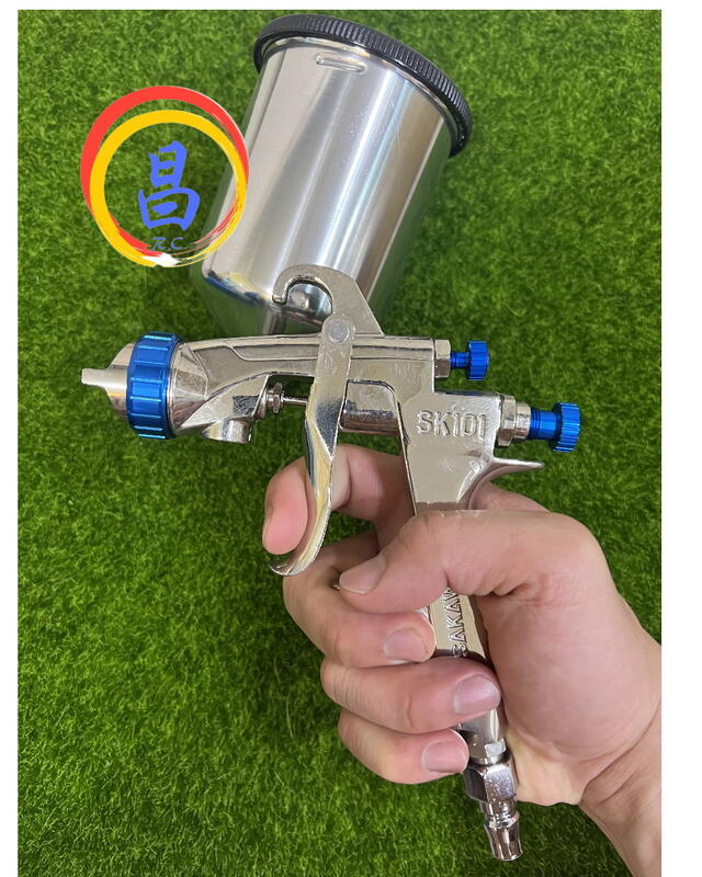 日昌五金 附發票 高霧化噴漆槍 台灣SK品牌 SK101 1.5mm 400cc氣動噴漆槍 油漆噴漆槍 W101可參考 | 露天市集 | 全台 ...