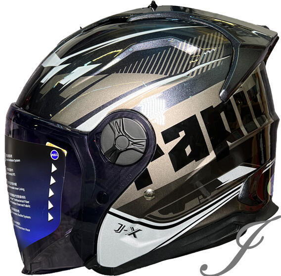 《JAP》M2R J-X #5 閃銀灰 內襯可拆 半罩安全帽📌折價200元 | 露天市集 | 全台最大的網路購物市集