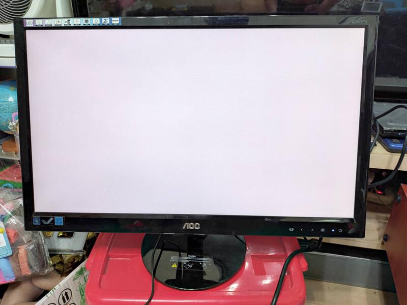 aoc e2351fh 23吋 超薄電腦螢幕 機殼漂亮可過電 可能驅動版故障 零件機 變壓器另售390 | 露天市集 | 全台最大的網路購物市集