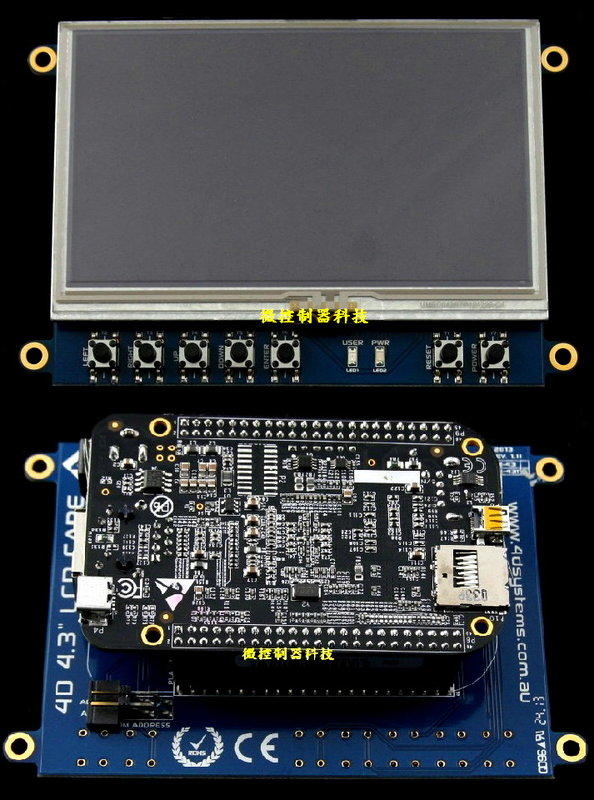 【微控】含稅附發票、美國原裝 TI Beaglebone Black Rev. C + 4.3寸觸控 + 5V2A | 露天市集 | 全台最大 ...