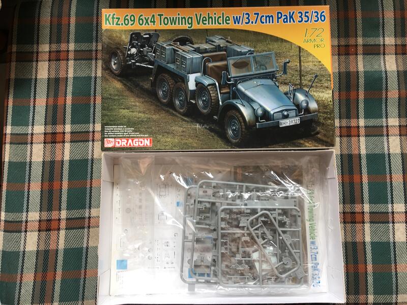 DRAGON 7419 Kfz.69 6x4 Towing Vehicle 德軍六輪大卡車+37砲(1/72) | 露天市集 | 全台最大的 ...