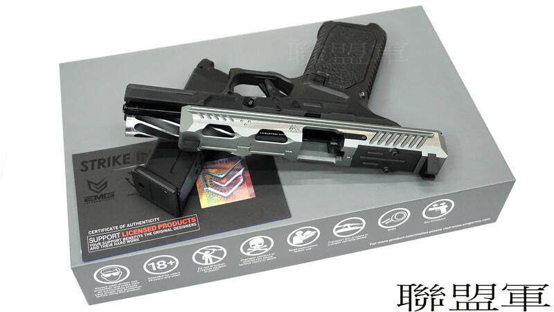 【聯盟軍 生存遊戲專賣店】EMG SI ARK-17 / G17 方舟 授權刻字 鋁滑套 瓦斯手槍 灰銀雙色 免運費 | 露天市集 | 全台最 ...