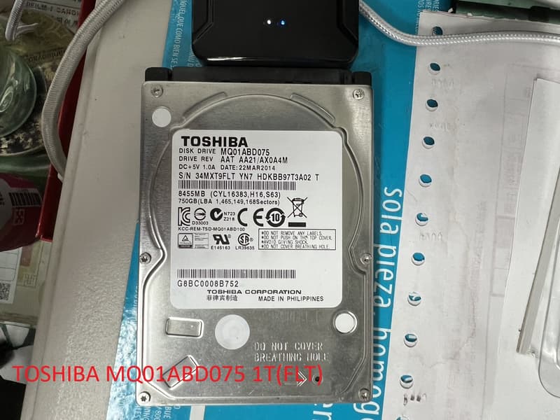 故障-東芝 TOSHIBA 1T 1TB(MQ01ABD075)2.5吋 桌上型 桌電 硬碟 HDD-FLT | 露天市集 | 全台最大的網路購物市集