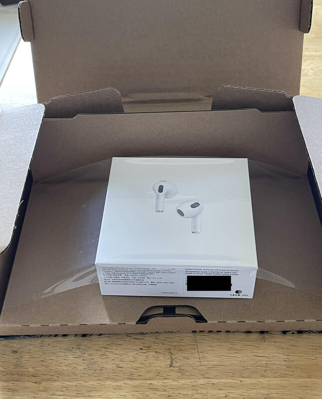 全新原廠公司貨Apple AirPods第3代 A2564藍牙耳機 2023年生產 搭配 Lightning充電盒 免運 | 露天市集 | 全 ...