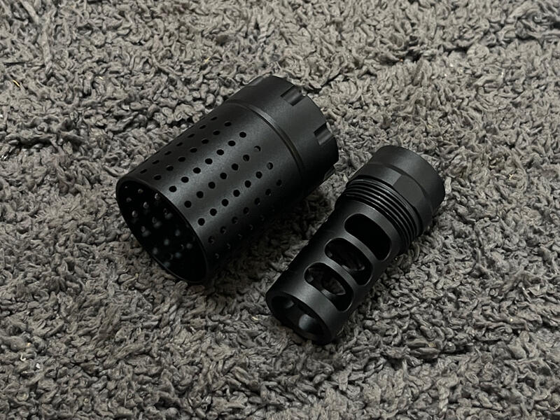 *現貨屋* Ferfrans Modular Muzzle風格 逆14牙 防火帽 滅音管 噴火豬 m4 快拆 | 露天市集 | 全台最大的網路購物市集