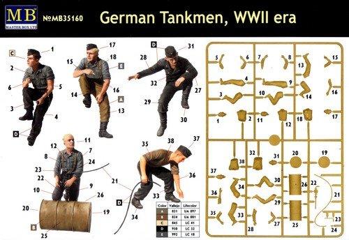 Master Box (MB) 1/35 35160 二戰德軍戰車兵 | 露天市集 | 全台最大的網路購物市集
