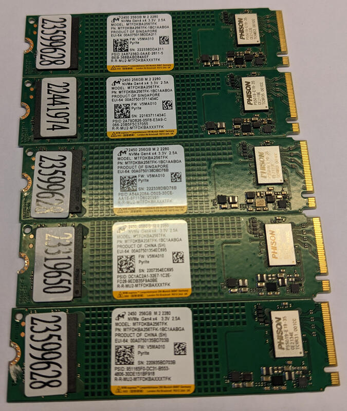 Micron 2450 256G Gen3 X 4 固態硬碟 M.2 PCIE SSD | 露天市集 | 全台最大的網路購物市集
