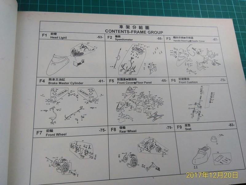 機車迷珍藏~《KYMCO 光陽A博士 150 三期車 SF30B 零件目錄1》87年初版 共141頁 【CS超聖文化讚】 | 露天市集 | 全 ...