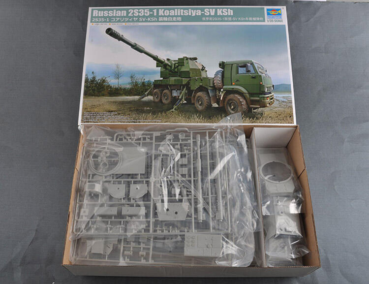 Trumpeter 小號手 1/35 俄羅斯 2S35-1 聯盟式 SV-KSh 輪式自走榴彈砲 組裝模型 01085 | 露天市集 | 全台 ...