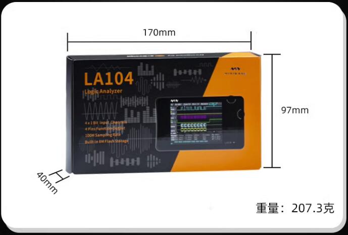 『微嵌電子』LA104邏輯分析儀套件四通道CAN匯流排協議分析100MHz採樣調試saleae | 露天市集 | 全台最大的網路購物市集
