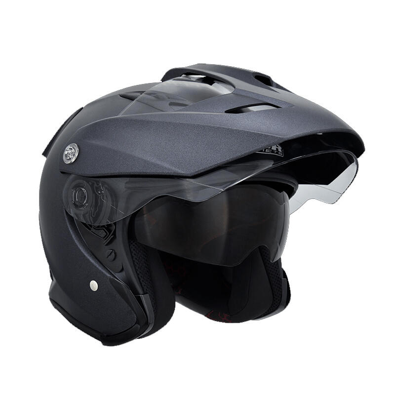 M2R J-5P J5P 素色 越野帽舌 安全帽 4分之3 3/4 機車 頭盔 雙鏡片 內墨鏡 現貨 | 露天市集 | 全台最大的網路購物市集