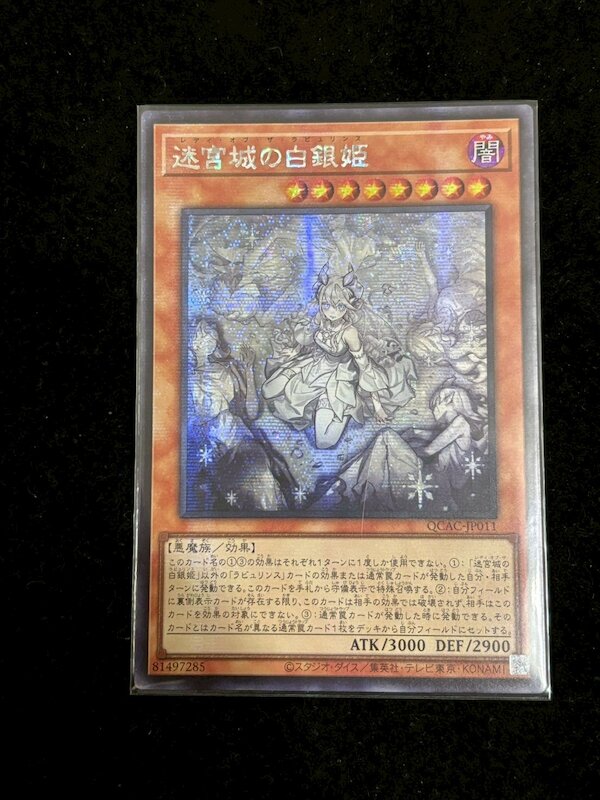 [華寶] 遊戲王 韓紙 異圖 SER/半鑽 QCAC-JP011 迷宮城的白銀姬 | 露天市集 | 全台最大的網路購物市集