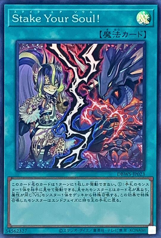 [老天順本鋪]現貨 遊戲王 DBWS-JP023 賭上靈魂! 亮面 韓紙 | 露天市集 | 全台最大的網路購物市集