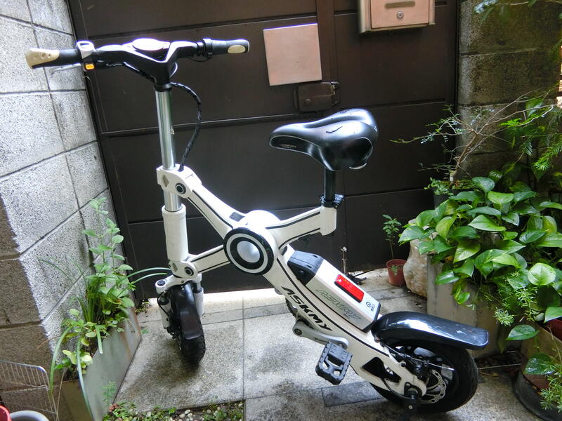 xx 二手少騎 askmy 恩斯邁電動折疊自行車 / 需換電池 | 露天市集 | 全台最大的網路購物市集