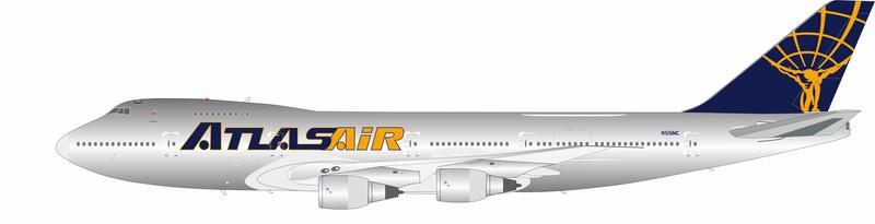 Inflight 200 Atlas Air Boeing 747-243B(SF) N516MC 1:200 | 露天市集 | 全台最大的 ...