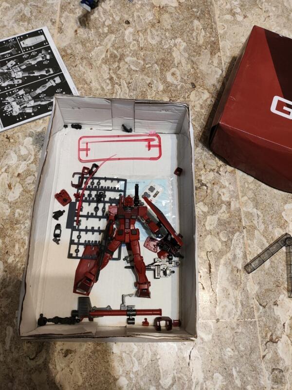 012 gto gundam Rx 78 組裝完成品 ko hg + 水貼 夏亞配色 | 露天市集 | 全台最大的網路購物市集