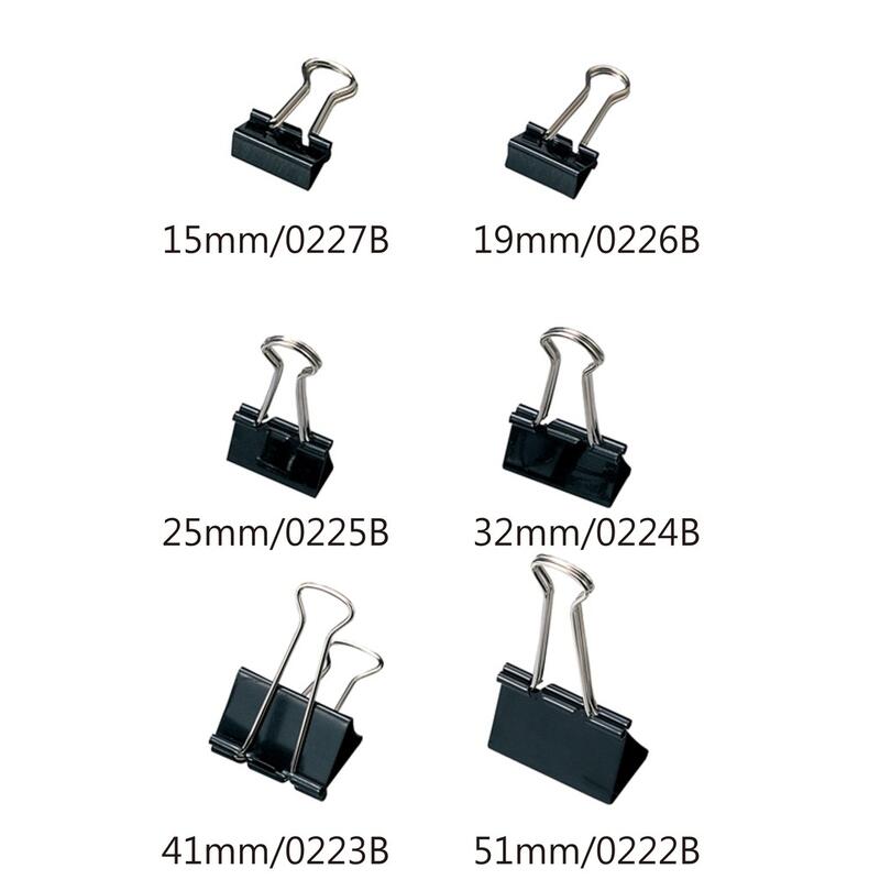 長尾夾 手牌 SDI 黑色長尾夾 0225B 25mm 1" 黑色長尾夾 1打(12支入) | 露天市集 | 全台最大的網路購物市集
