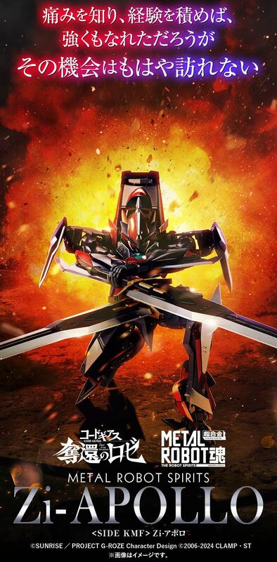 PB代購 1月 萬代 MR魂 Code Geass 奪還的羅澤 Zi-Apollo Z阿波羅 METAL ROBOT魂 | 露天市集 | 全台 ...