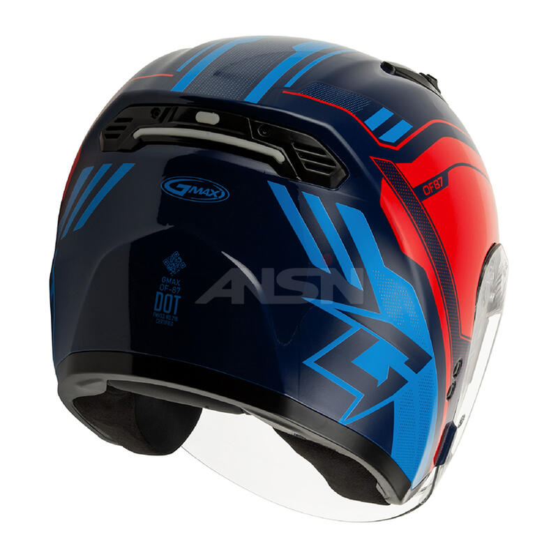 [安信騎士]SOL GMAX OF-87 彩繪 公爵 藍紅藍 半罩安全帽 送好禮 duke 大鏡片 內墨片 OF87 | 露天市集 | 全台最大的網路購物市集