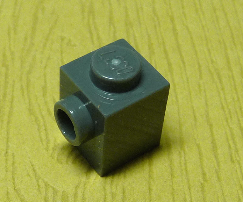 【小荳樂高】LEGO 深灰色 1x1 磚塊側帶一豆 轉向零件 Stud on 1 Side 87087 4558955 | 露天市集 | 全台 ...