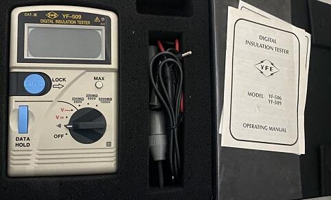 二手Tenmars 泰瑪斯 YF-509 數位高阻計(只有測試短路有反應其他功能未試歡迎自取 | 露天市集 | 全台最大的網路購物市集