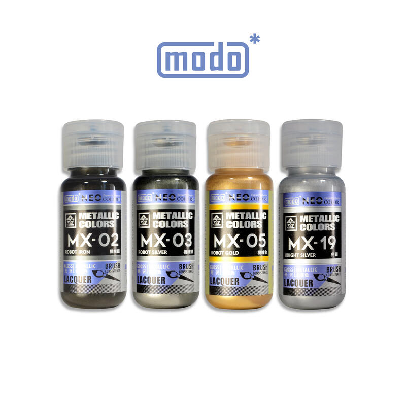【modo摩多製造所】NEO·機械色套組/30ML/4色/模型漆｜官方賣場 | 露天市集 | 全台最大的網路購物市集
