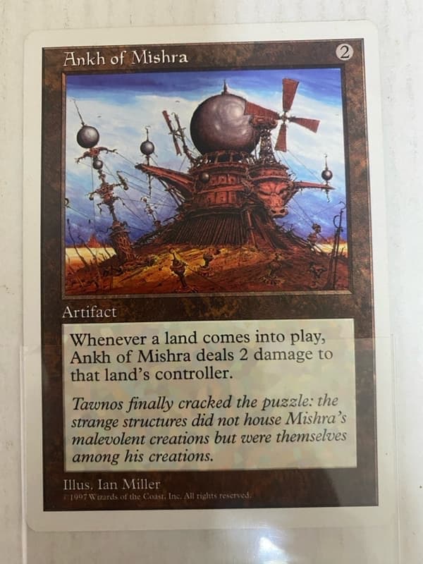 魔法部屋MTG單張卡5Th第五版 Ankh of Mishra 米斯拉的神符【英文NM+SP | 露天市集 | 全台最大的網路購物市集