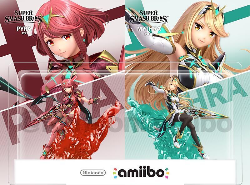 全新台灣公司貨 NS Switch 異度神劍 公仔 PYRA 焰 & MYTHRA 光 amiibo 明星大亂鬥系 | 露天市集 | 全台最大的網路購物市集
