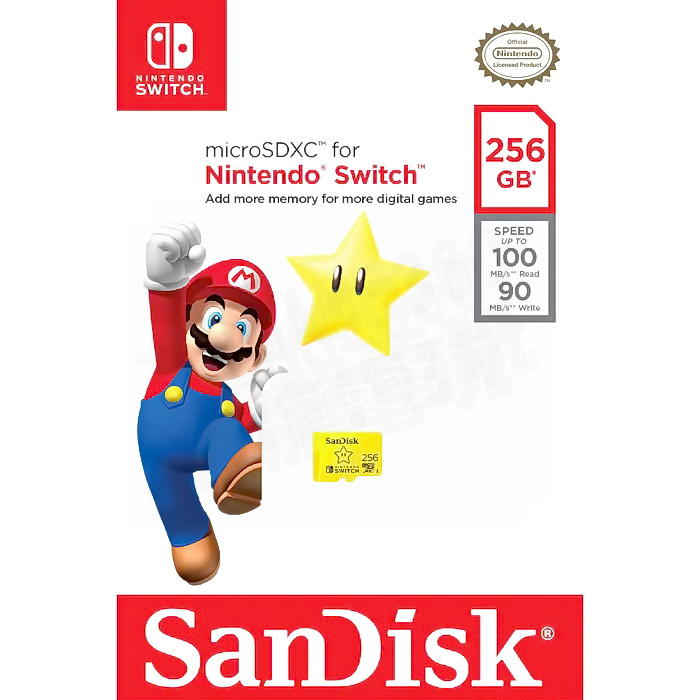 任天堂 SWITCH NS SANDISK TF 256G 256GB MICROSD 無敵星星 記憶卡 台灣公司貨 | 露天市集 | 全台最大的網路購物市集